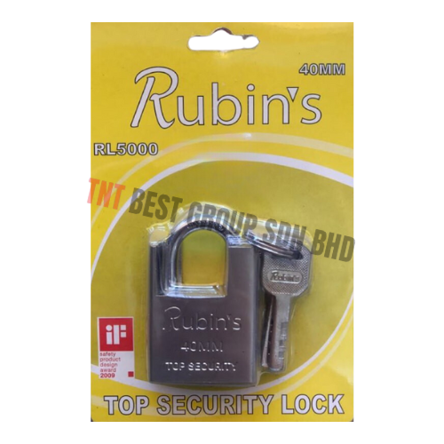 RUBIN’S Security Padlock RL5000 50MM – TNT BEST GROUP SDN BHD