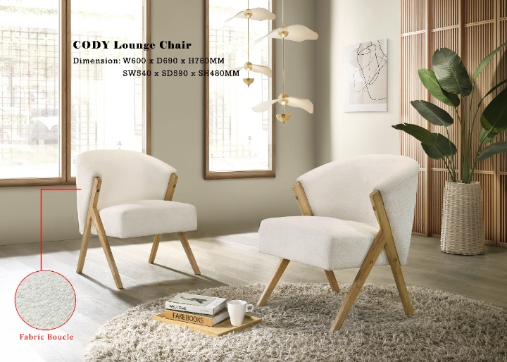 CODY LOUNGE CHAIR – TNT BEST GROUP SDN BHD